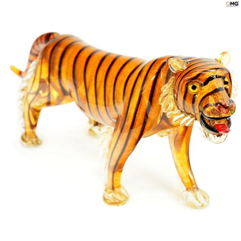 Tiger Glass Statue At Anthony Brantley Blog
