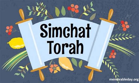 Celebrate Simchat Torah On October 25th
