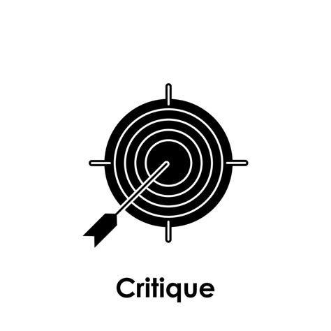 Target Critique Vector Icon Illustration 23039021 Vector Art At Vecteezy