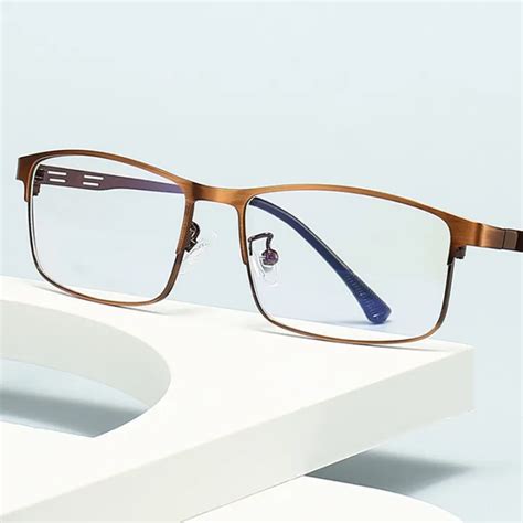 Fashion Squareoptical Glasses Men Women Matel Eyeglasses Frames With