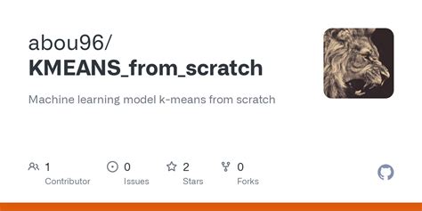 Github Abou96kmeansfromscratch Machine Learning Model K Means From Scratch
