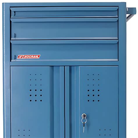Carro Para Ferramentas Com 3 Gavetas E Portas Nocram