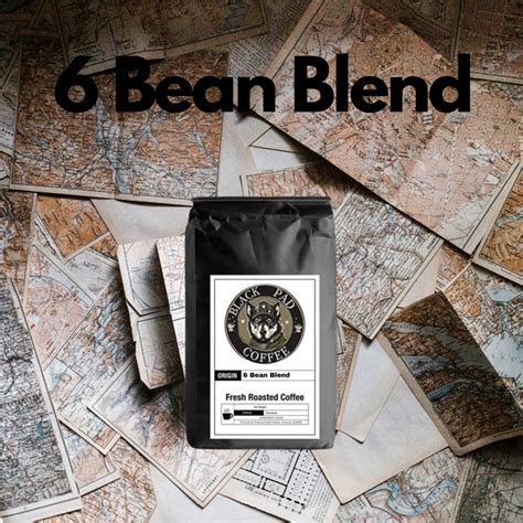 6 Bean Blend Black Pad Coffee Company
