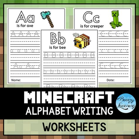 Engaging Minecraft Worksheets For Fun Learning Educational Resources