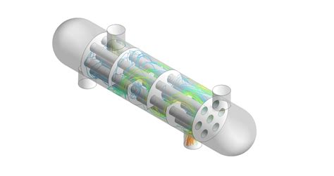Shell And Tube Heat Exchanger CFD Simulation Using ANSYS CFX CFD Simulations FetchCFD