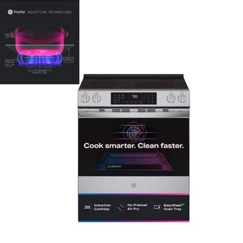 Ge 30 In Smart Slide In Induction And Convection Range With No Preheat