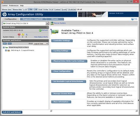 Настройка Raid контроллера Hp Smart Array P410
