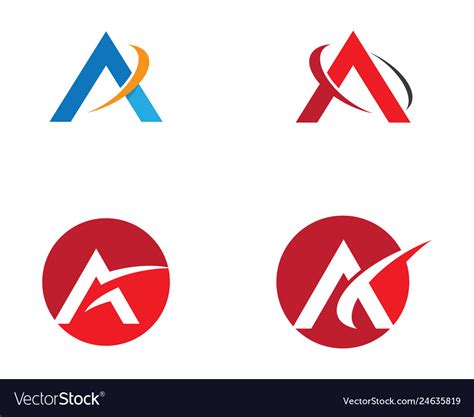 Letter A Symbol Design Royalty Free Vector Image