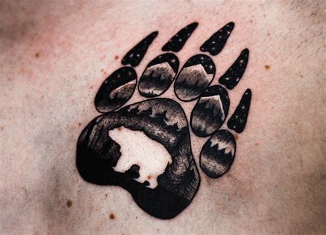 Bear Claw Tattoo