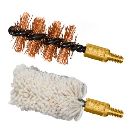 Otis Technology 16 Gauge Bore Brush Mop Combo Pack Smart Gun Care Usa