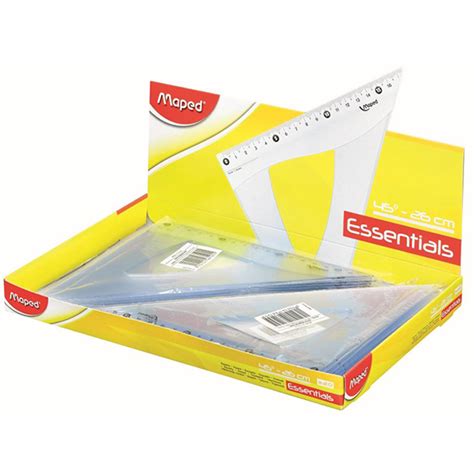 Maped Set Square 26cm45deg Essential Jimnettes Superstore