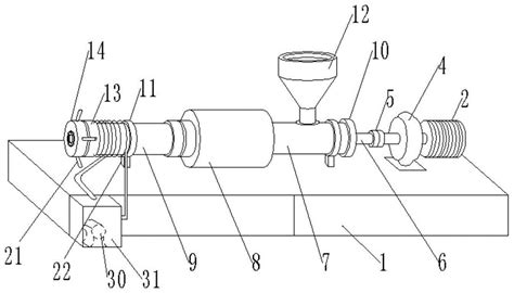 一种硅胶管挤出机的制作方法