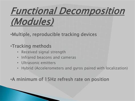 Ppt 3d Indoor Positioning System Sd May 11 17 Powerpoint Presentation