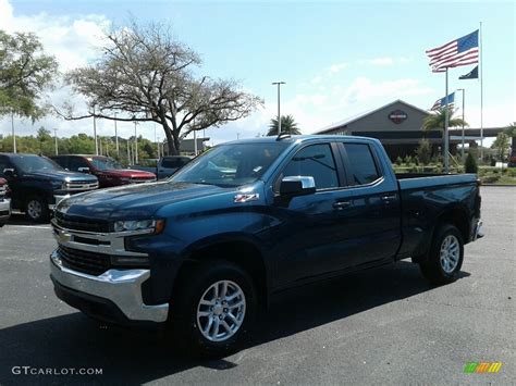 2019 Northsky Blue Metallic Chevrolet Silverado 1500 Lt Double Cab 4wd