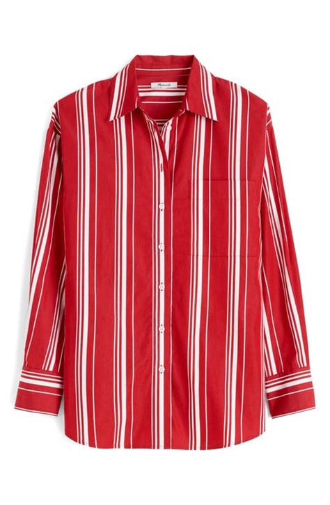 Womens Red Striped Tops Nordstrom
