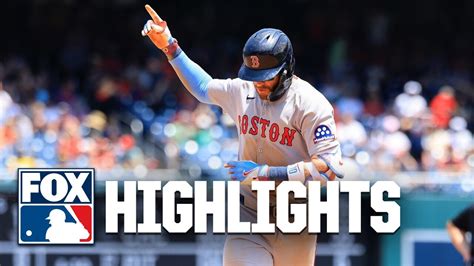 Red Sox Vs Nationals Highlights Mlb On Fox Fox News Video