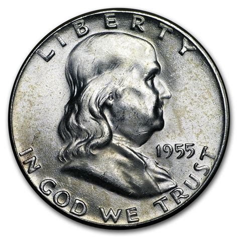 Buy 1955 Franklin Half Dollar Bu Bugs Bunny Variety Apmex