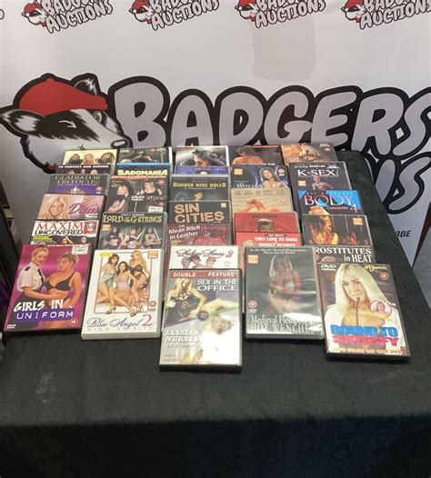 Large Collection Of Adult Dvds Badgers Auctions