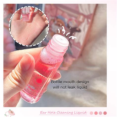 Peach Ear Piercing Cleaning Solution Piercing Aftercare 60 Piece Ear