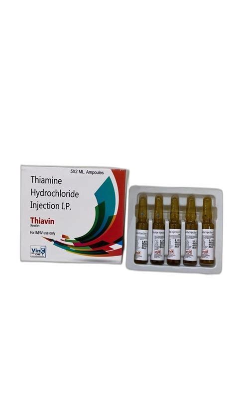Thiamine Injection Bp At ₹ 5568piece In Jhansi Id 26498965648