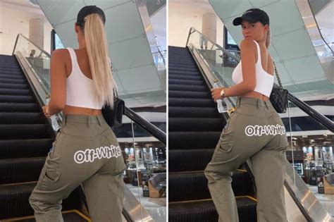 Molly Mae Hague Looks Incredible In White Crop Top And Bum Hugging