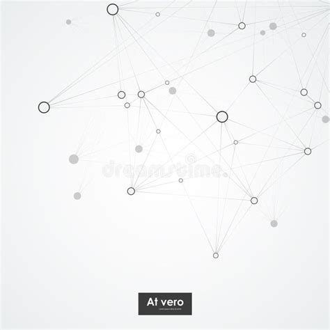 Vector Illustration Background Computer Geometric Digital Connection