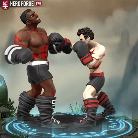 Yu Vs Aaron Tide From The Webtoon The Boxer Made Using A Pose That U Eric Andrea Made R