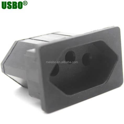 Brazil Ac Output Socket H Type Wall Mounted Electrical Power Socket