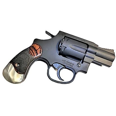 Rock Island M200 And M206 Rosewood Checkered Grips With Pearl Accent