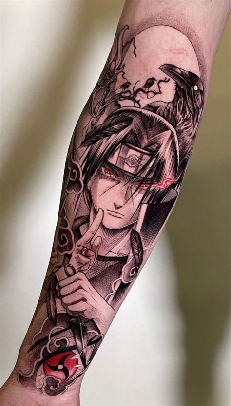 Itachi Naruto Tattoo Anime Tattoos Wrist Tattoos For Guys