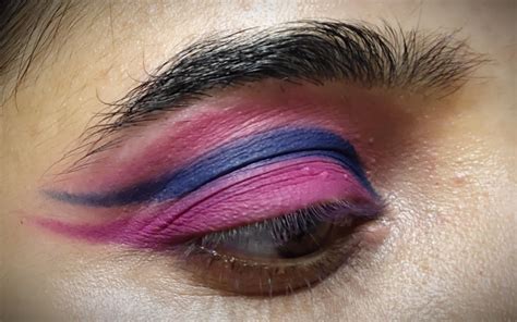 Purple And Blue Eye Makeup Look Used Mars Mesmereyes Pallete R