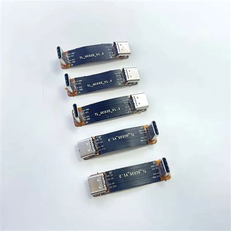 China Usb C Flat Cable Factory 10g Usb C Fpc Cable Usb31 Type C Fpc Cable Usb C Flat Cable Video