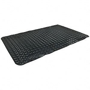 Notrax Antifatigue Mat Diamond Plate 3 X 5 Ft 1 In Thick Black