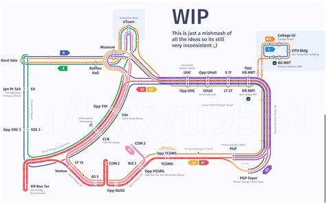 Looking For Feedback On A Bus Network Maps Unofficial Redesign R Nus