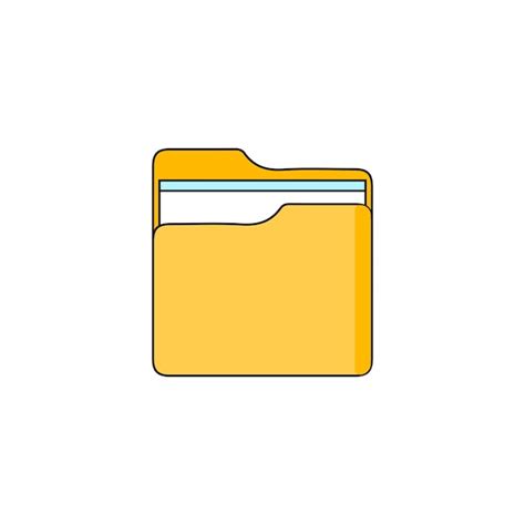 Premium Vector Folders With Documents Folders Icons Vector