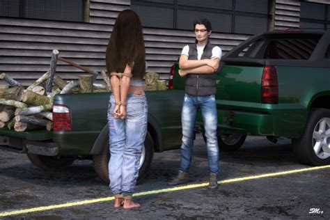 Rule 34 3d Arms Behind Back B Jerry001 Barefoot Bondage Breasts
