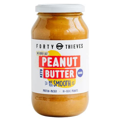 Forty Thieves Peanut Butter Smooth 500g Gerrys
