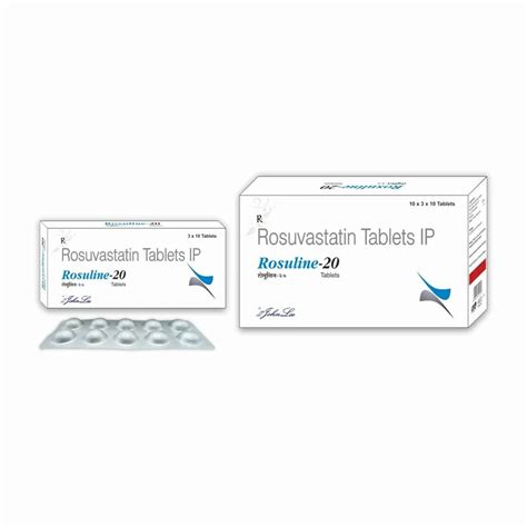 Rosuline 20 Rosuvastatin Calcium Ip 20 Mg At ₹ 24328box