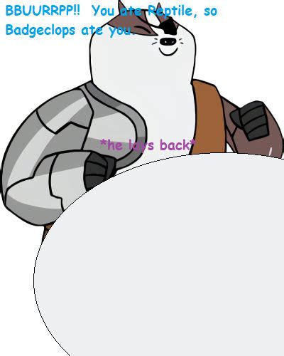 Badgerclopss Belly By Reptilemk5 On Deviantart