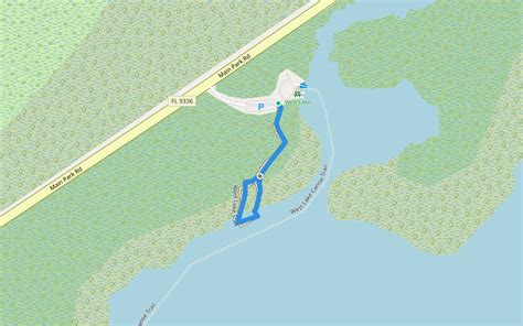 West Lake Trail In Florida Walking Map