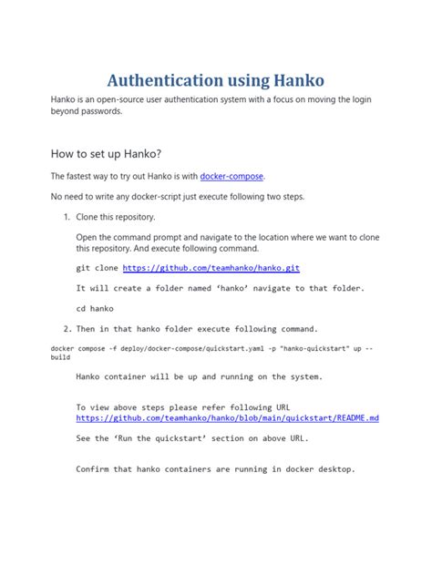 Authentication Using Hanko | PDF | Password | Http Cookie