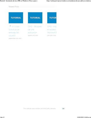 Tutorial Instalación De Java Jdk En Windows Paso A Paso Pdf
