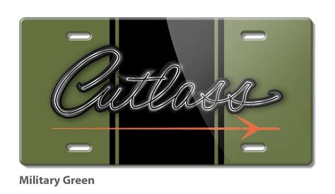 Oldsmobile Cutlass Emblem 1964 1969 License Plate Vintage Emblem