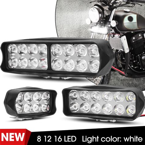 Lâmpada De Trabalho Led Universal Carro 4wd Beams Luznévoa De Condução Offroad Light81216