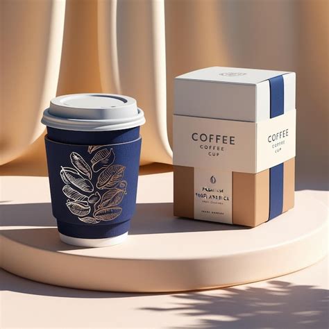Luxury In Every Sip A Highend Coffee Packaging Design Premium Ai