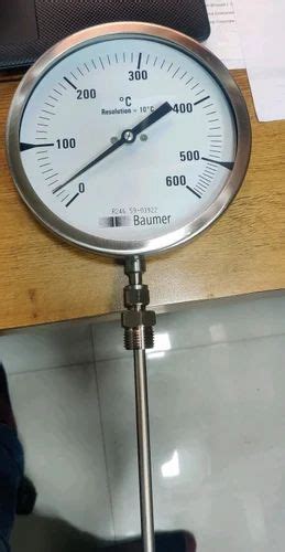 Stainless Steel Baumer Temperature Gauge For Industrial At ₹ 1505