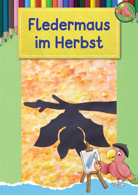 Fledermaus Im Herbst Pinselpauker