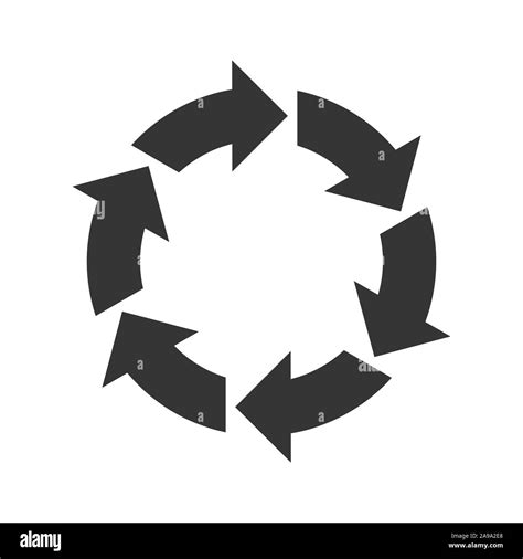 Circle Arrow Reload Arrow Icon Isolated Black Refresh Vector Arrow Circle Arrow For