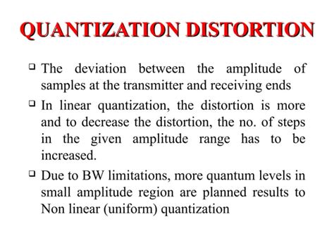 Pulse Code Modulation Pcm Ppt