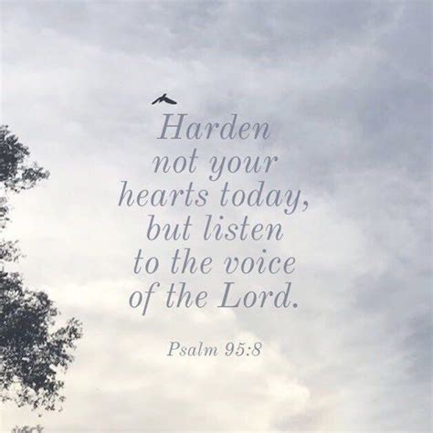 Do Not Harden Your Hearts Psalms 958